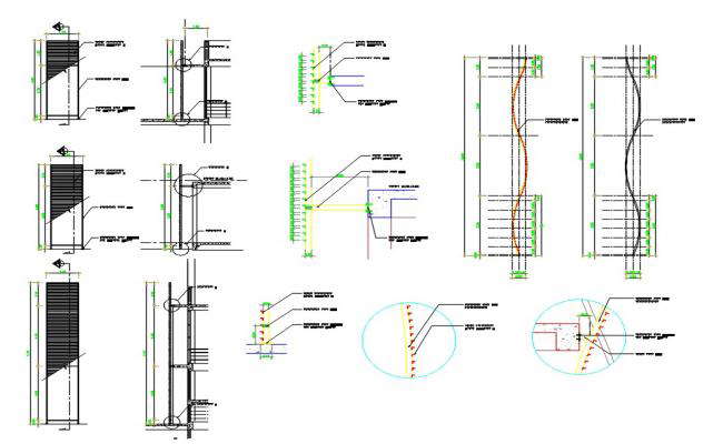 Scrolling blind window installation drawing details dwg file - Cadbull Scrolling blind window installation drawing details dwg file - Cadbull