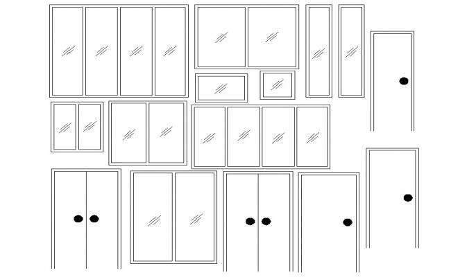 Security window plan layout file - Cadbull Security window plan layout file - Cadbull