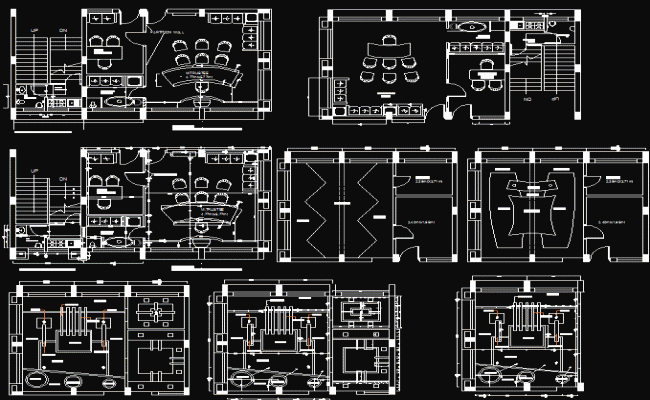 Corporate office architecture layout plan details dwg file - Cadbull Corporate office architecture layout plan details dwg file - Cadbull