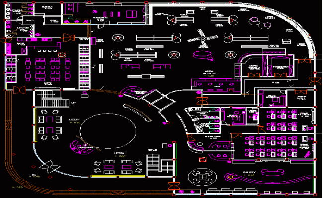 Admin office architecture layout plan details dwg file - Cadbull Admin office architecture layout plan details dwg file - Cadbull