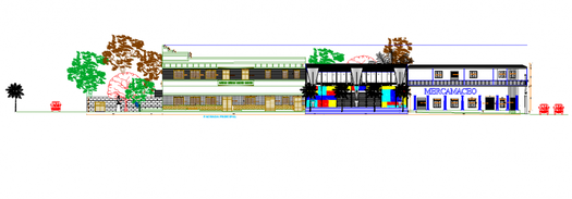 Multi-level hotel building detailed architecture project dwg file - Cadbull Multi-level hotel building detailed architecture project dwg file - Cadbull