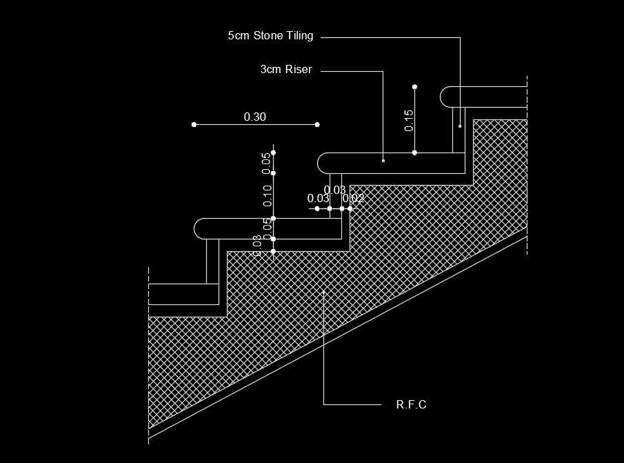 20x10m house plan staircase reinforced concrete drawing - Cadbull 20x10m house plan staircase reinforced concrete drawing - Cadbull