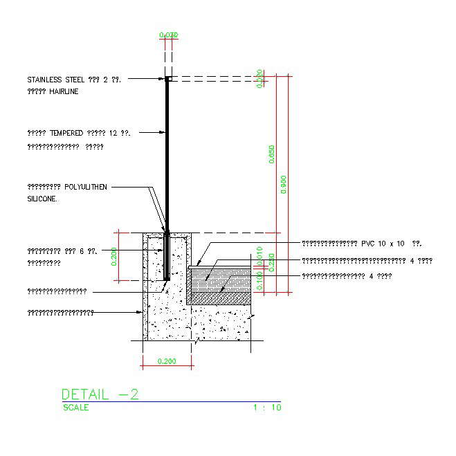 2D CAD Drawing Given the details of the concrete cut section details in ... 2D CAD Drawing Given the details of the concrete cut section details in ...