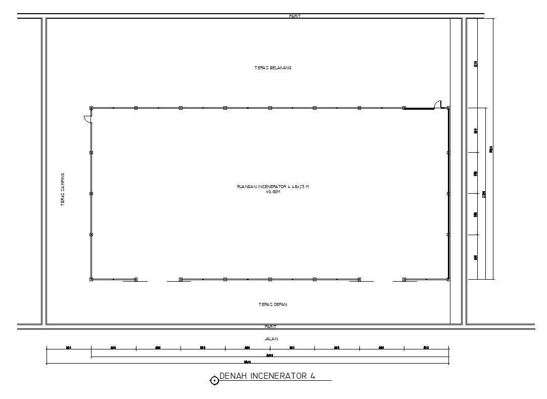 2D design of floor plan of incinerator plant in detail AutoCAD drawing ... 2D design of floor plan of incinerator plant in detail AutoCAD drawing ...