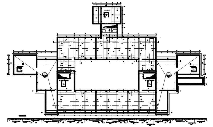 2D design of formwork level of central block with detail AutoCAD ... 2D design of formwork level of central block with detail AutoCAD ...