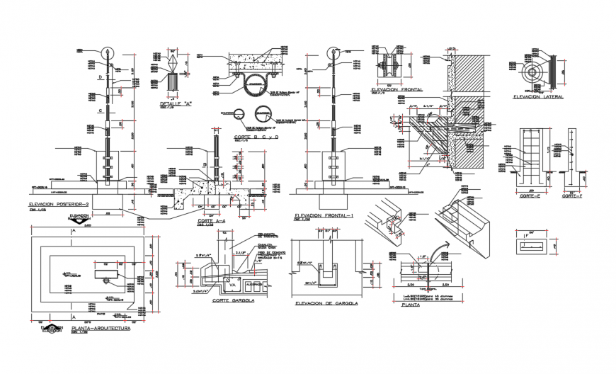 2d cad drawing of flag pole detail autocad software - Cadbull 2d cad drawing of flag pole detail autocad software - Cadbull