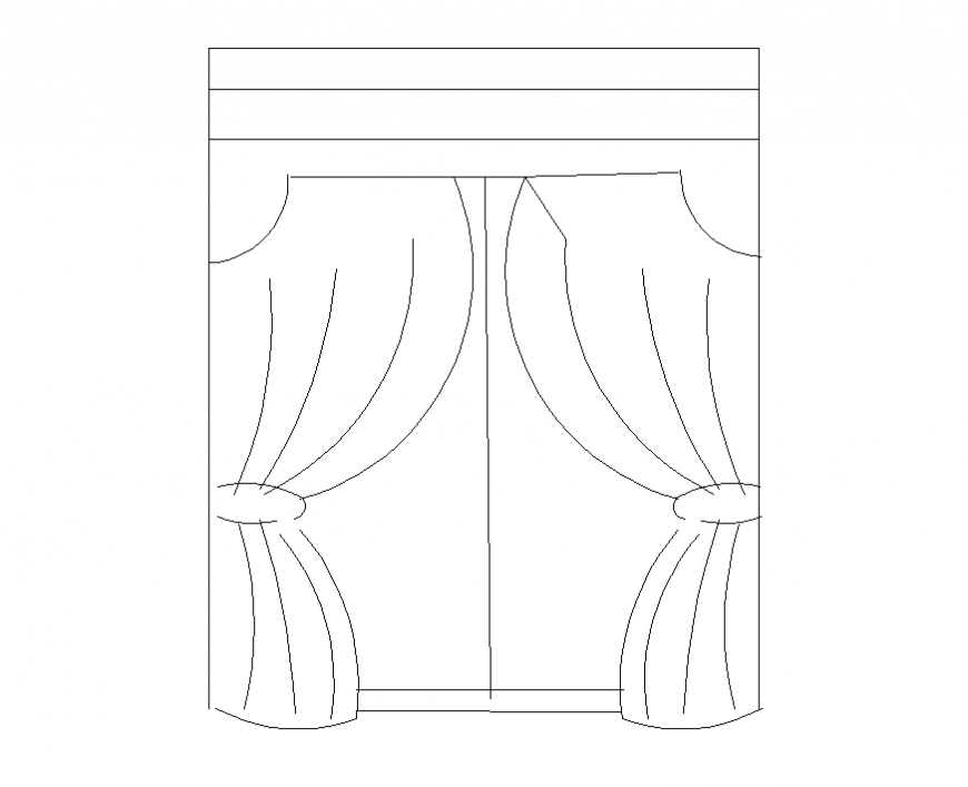 2d view of Curtain CAD blocks detail elevation layout file - Cadbull 2d view of Curtain CAD blocks detail elevation layout file - Cadbull