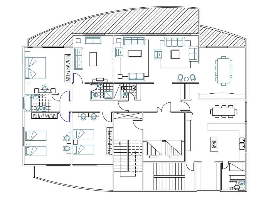 3 BHK Apartment House Plan Drawing DWG File - Cadbull 3 BHK Apartment House Plan Drawing DWG File - Cadbull
