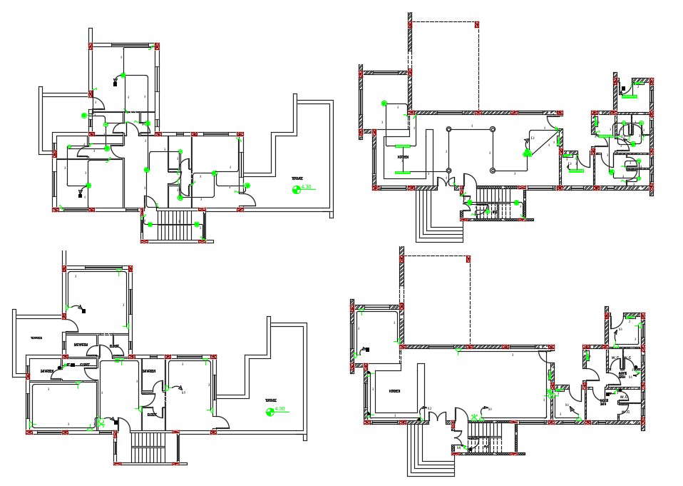 3 BHK House Electrical Wiring Layout Plan 3 BHK House Electrical Wiring Layout Plan