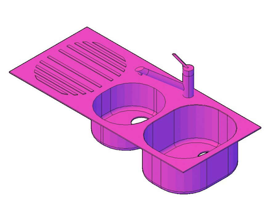 3d Model Of Wash Basin Bathroom Cad Blocks Detail Autocad File Cadbull