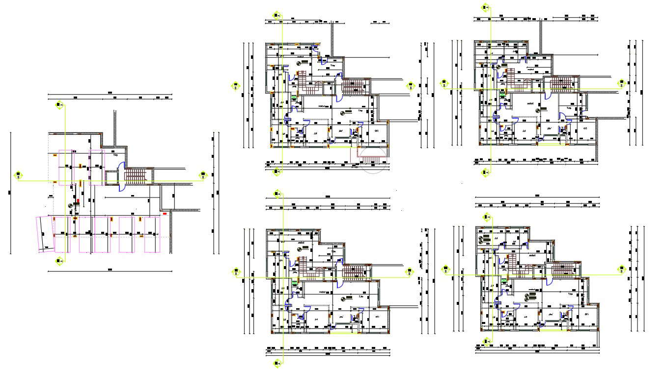 Architecture Apartment Floor Design DWG File Architecture Apartment Floor Design DWG File