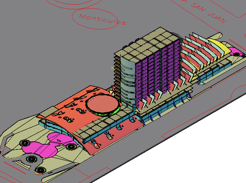 Commercial high rise 3 D plan dwg file - Cadbull Commercial high rise 3 D plan dwg file - Cadbull