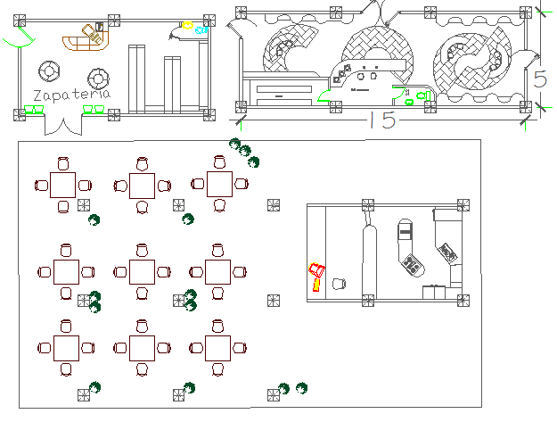 Corporate office architecture layout plan details dwg file - Cadbull Corporate office architecture layout plan details dwg file - Cadbull