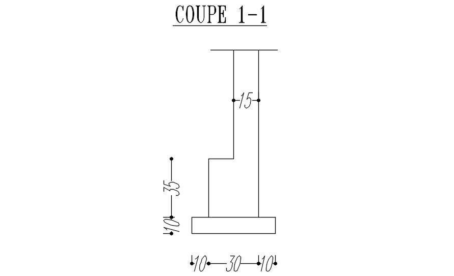 Cross Section Of The Structure With Formwork Details In Autocad 2d Drawing Cad File Dwg File