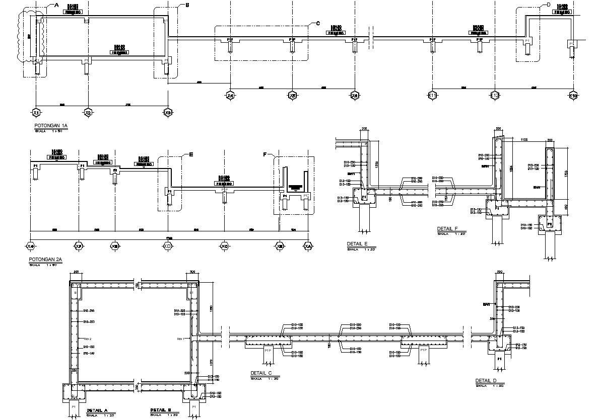 Detailed Cross Sectional View Of Swimming Pool Design Cad Drawing In Dwg File Cadbull