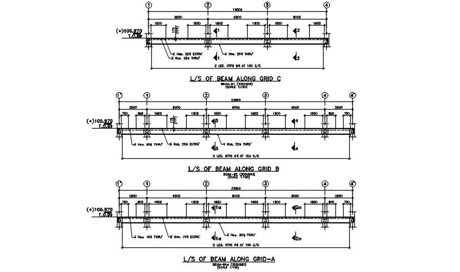 Typical Beam Longitudinal Section Design Drawing - vrogue.co Typical Beam Longitudinal Section Design Drawing - vrogue.co