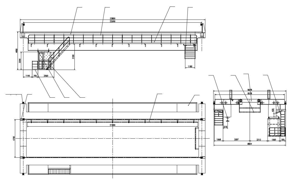 Foot Bridge Elevation With MS Railing AutoCAD File - Cadbull Foot Bridge Elevation With MS Railing AutoCAD File - Cadbull