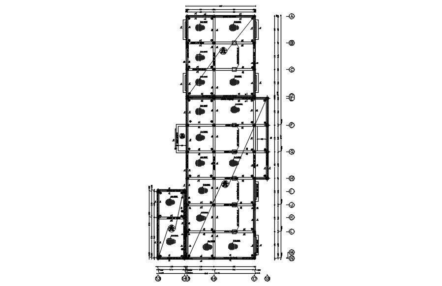 Form Work Construction Planning Design And All Section Design In Autocad 2d Drawing Cad File