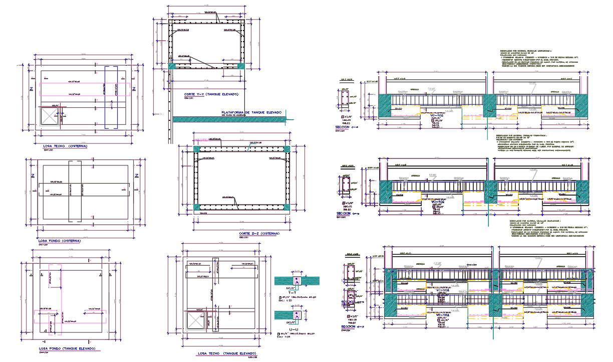 Foundation With Plinth Beam Plan And Section Drawing - Cadbull Foundation With Plinth Beam Plan And Section Drawing - Cadbull