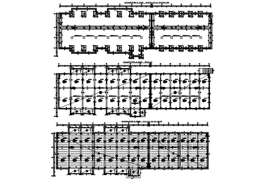 Foundation Formwork Ground Floor Formwork And Level Formwork Plan