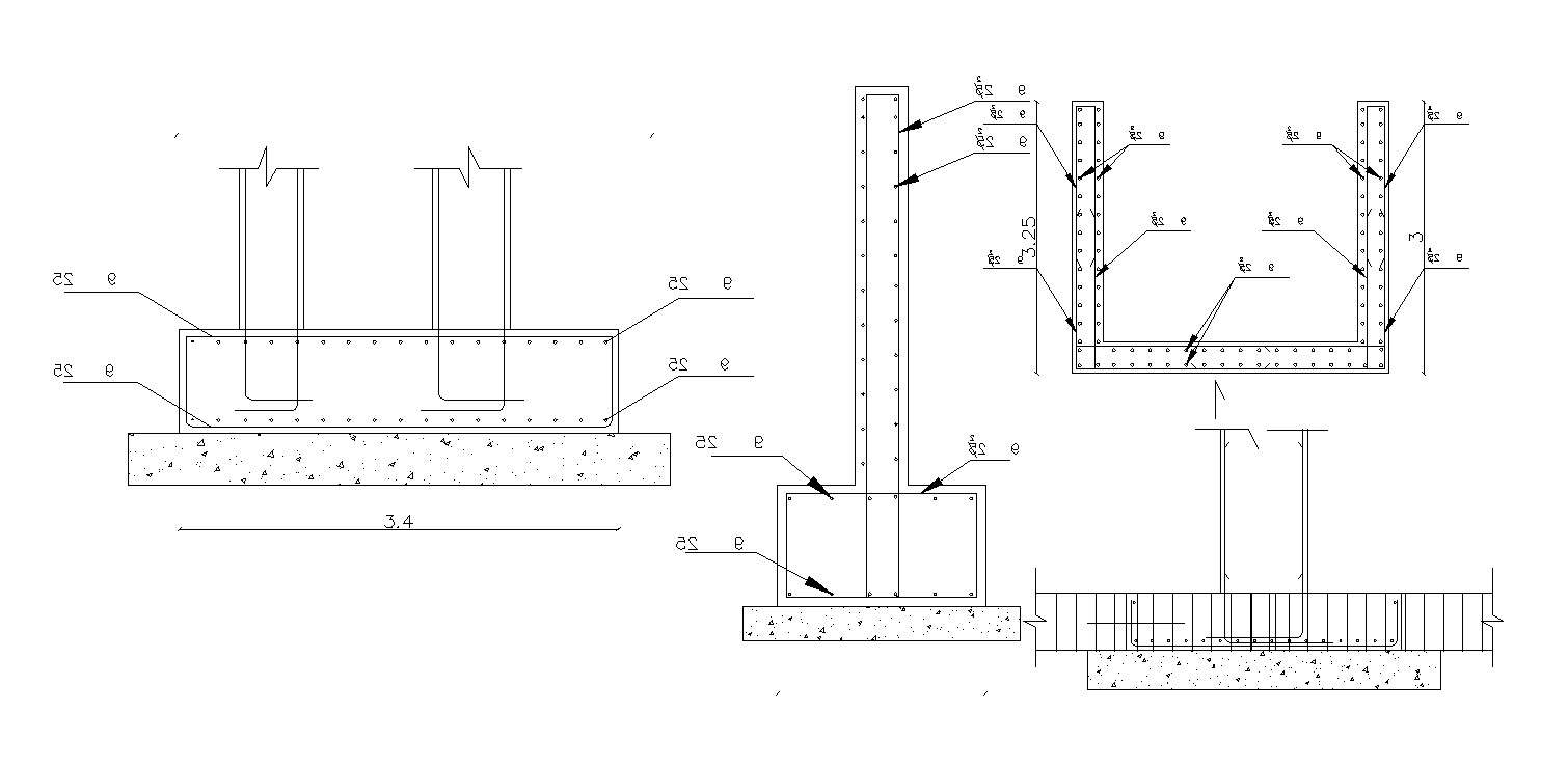 Free Download Column Reinforcement Design DWG File Free Download Column Reinforcement Design DWG File