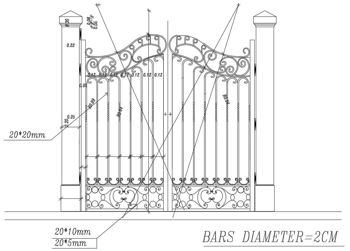 Iron Main Gate Elevation Dwg File Autocad Dwg Plan N Design | Images ... Iron Main Gate Elevation Dwg File Autocad Dwg Plan N Design | Images ...