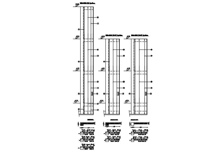 Layout Of Steel Structure Strut Bar Design In Autocad Drawing Cad File Cadbull