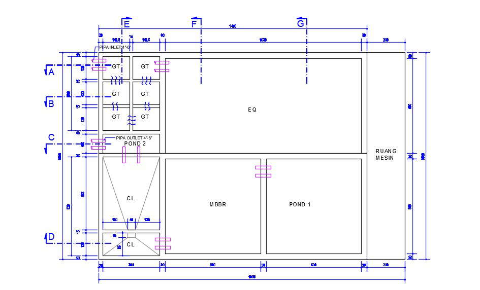 MBBR Water Filtration System Design AutoCAD Drawing Download - Cadbull MBBR Water Filtration System Design AutoCAD Drawing Download - Cadbull