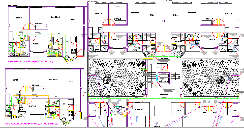 Multi-flooring city hotel architecture layout plan dwg file - Cadbull Multi-flooring city hotel architecture layout plan dwg file - Cadbull