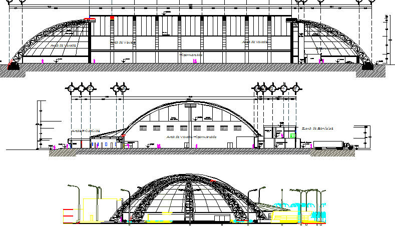 Multi-level shopping mall elevation and sectional view dwg file - Cadbull Multi-level shopping mall elevation and sectional view dwg file - Cadbull