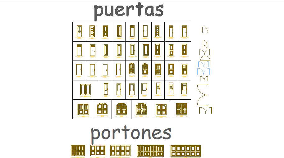 Multiple wooden doors and windows elevation blocks cad drawing details ... Multiple wooden doors and windows elevation blocks cad drawing details ...