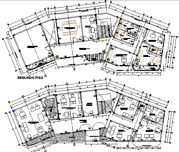 Municipality building ground and first floor plan layout details dwg ... Municipality building ground and first floor plan layout details dwg ...