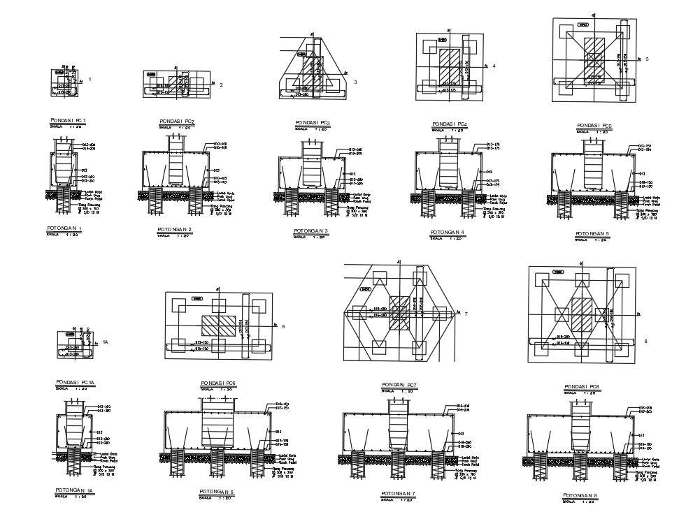 Pile cap detail section designs are given in AutoCAD 2D drawing, CAD ... Pile cap detail section designs are given in AutoCAD 2D drawing, CAD ...