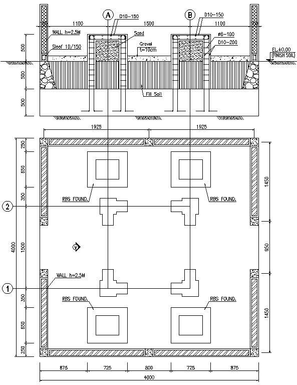 RBS foundation column details in AutoCAD, dwg file. - Cadbull RBS foundation column details in AutoCAD, dwg file. - Cadbull