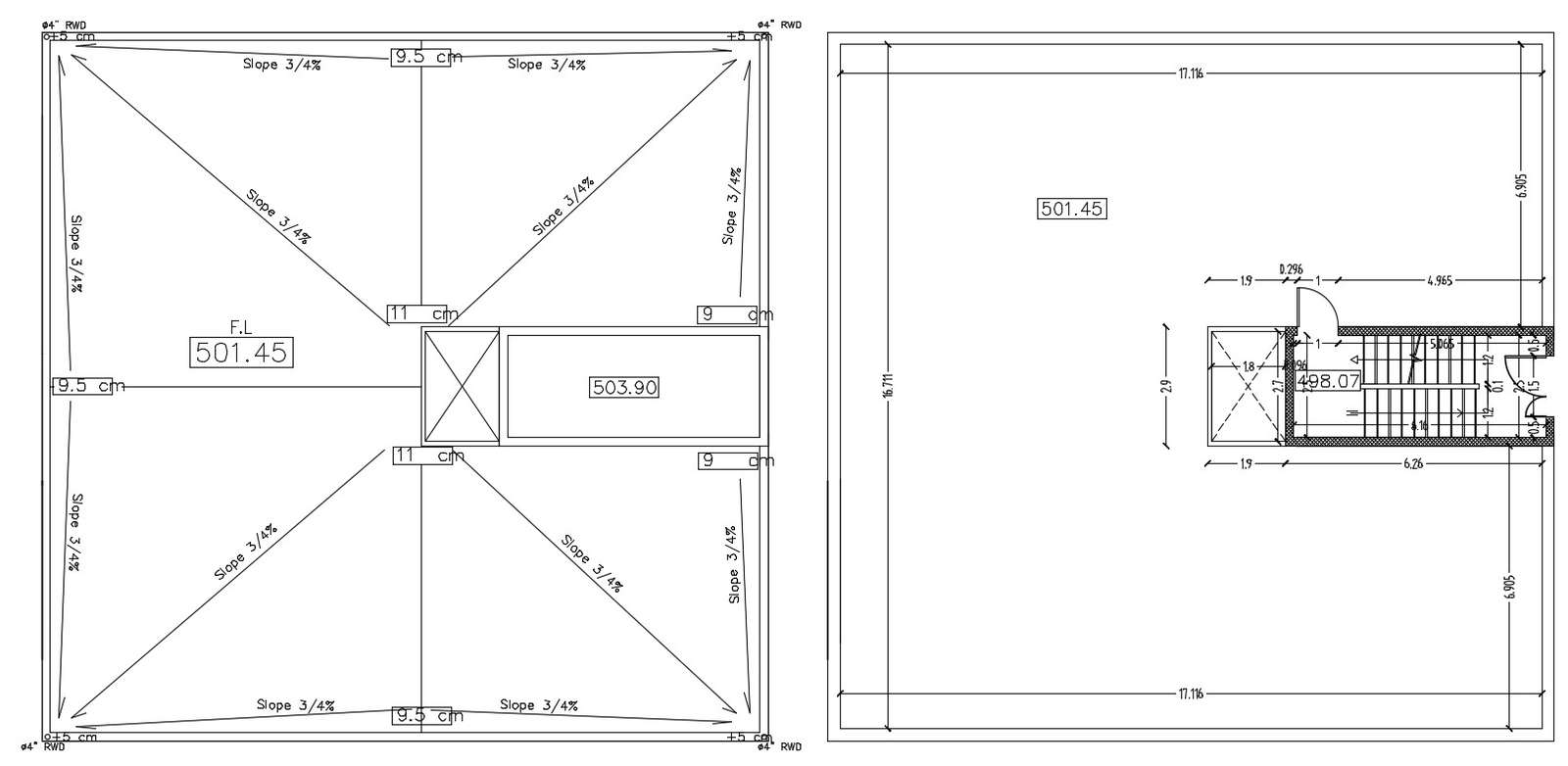 Residential Terrace Floor Plan With Cabin Design - Cadbull Residential Terrace Floor Plan With Cabin Design - Cadbull