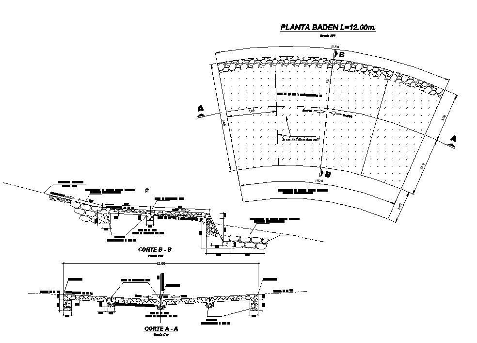 Road Cross Section Structure Detail Elevation Layout Autocad File Cadbull