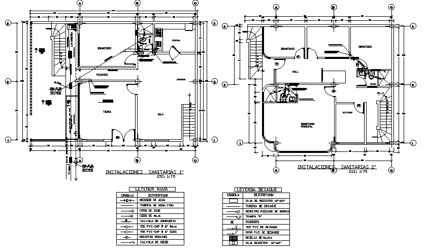 Sanitary installation layout dwg file - Cadbull Sanitary installation layout dwg file - Cadbull