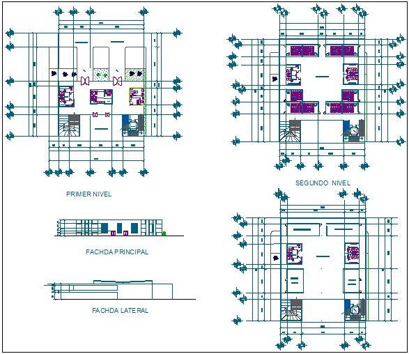 School building plan elevation section detail view dwg file - Cadbull School building plan elevation section detail view dwg file - Cadbull