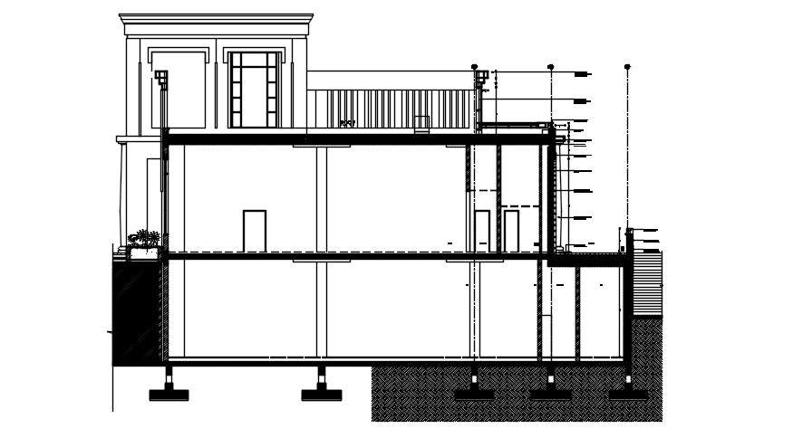 Section detail drawing of bungalow specified in this AutoCAD file ... Section detail drawing of bungalow specified in this AutoCAD file ...