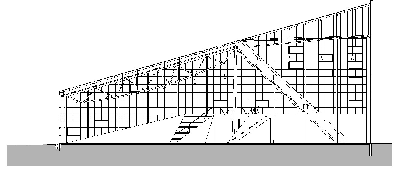 Stadium roof structure detail elevation 2d view layout file - Cadbull Stadium roof structure detail elevation 2d view layout file - Cadbull