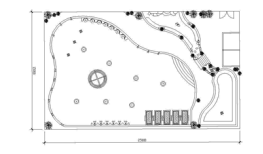 Swimming Pool AutoCAD Plan - Cadbull Swimming Pool AutoCAD Plan - Cadbull
