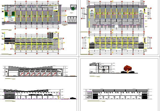 Market Architecture Design And Elevation Dwg File Cadbull - Bank2home.com Market Architecture Design And Elevation Dwg File Cadbull - Bank2home.com