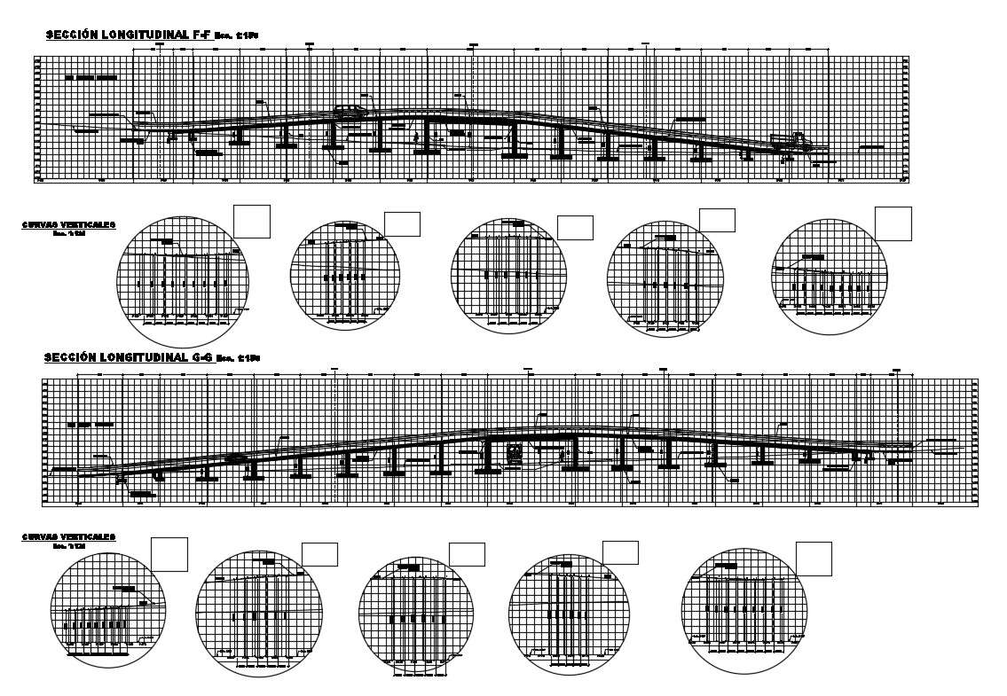 Vehicular bridge longitudinal and transverse constructive section ... Vehicular bridge longitudinal and transverse constructive section ...