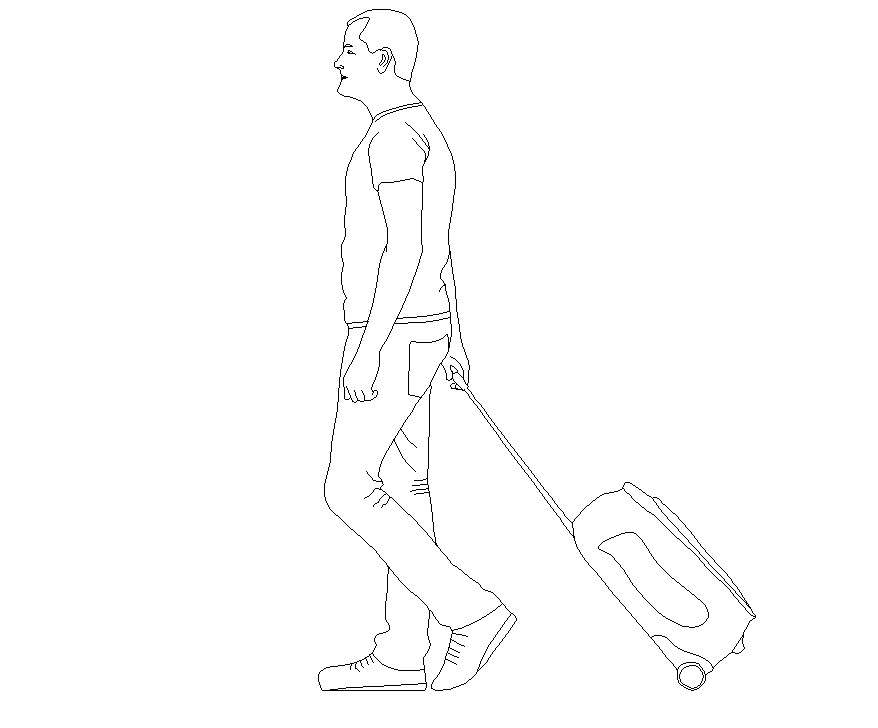 Walking man detail CAD block 2d view layout file in dwg format - Cadbull Walking man detail CAD block 2d view layout file in dwg format - Cadbull