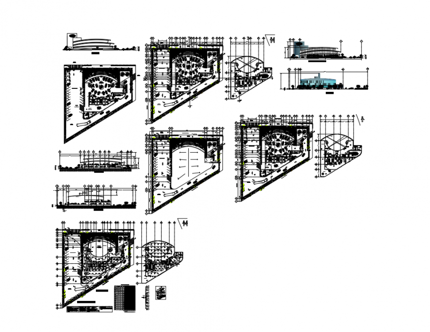 Agency office building elevation, section, plan and auto-cad details ... Agency office building elevation, section, plan and auto-cad details ...