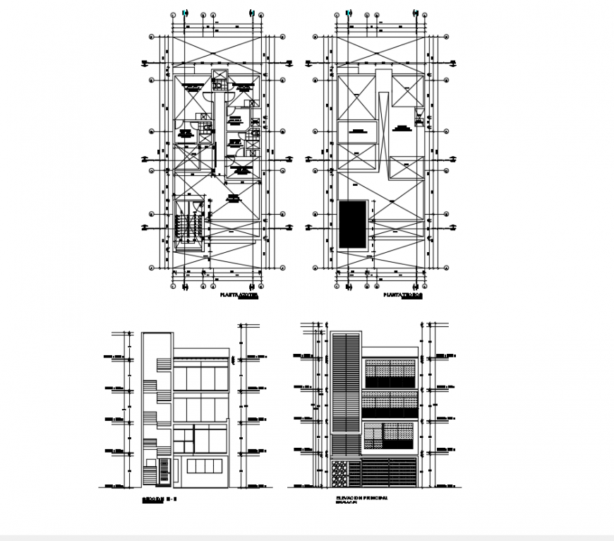 Building departments detail dwg file - Cadbull Building departments detail dwg file - Cadbull
