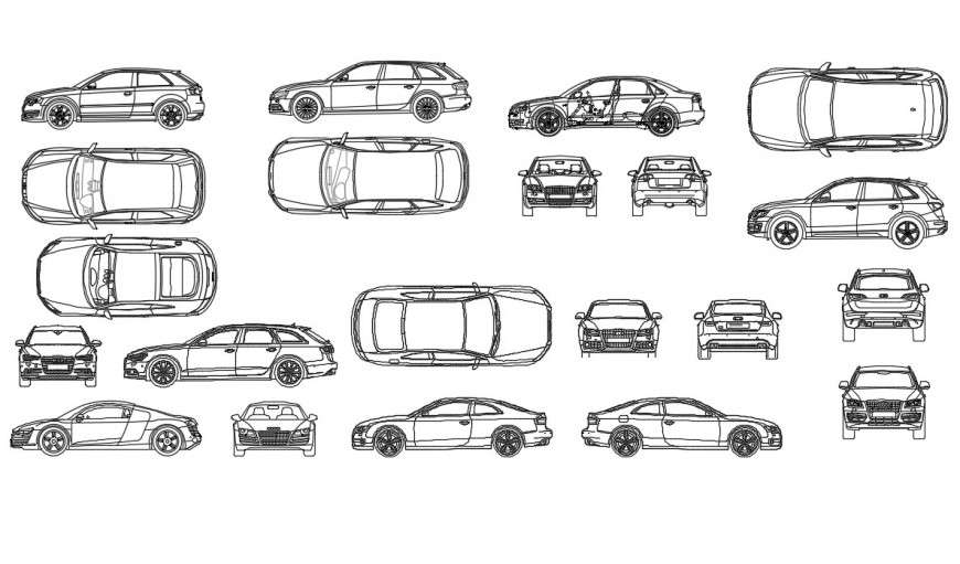 CAd drawings details of the i10 car top elevation - Cadbull CAd drawings details of the i10 car top elevation - Cadbull
