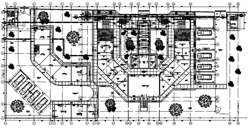 City auditorium hall distribution plan cad drawing details dwg file City auditorium hall distribution plan cad drawing details dwg file
