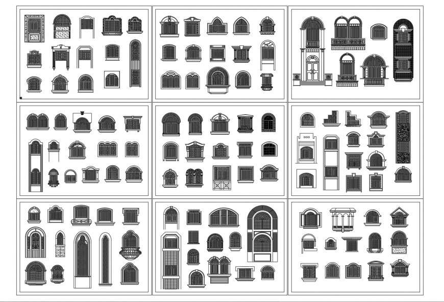 Classic Windows And Column Elevation Blocks Cad Drawing Details Dwg Images Classic Windows And Column Elevation Blocks Cad Drawing Details Dwg Images