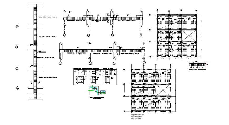 Column and beam schedule structure plans cad drawing details dwg file Column and beam schedule structure plans cad drawing details dwg file